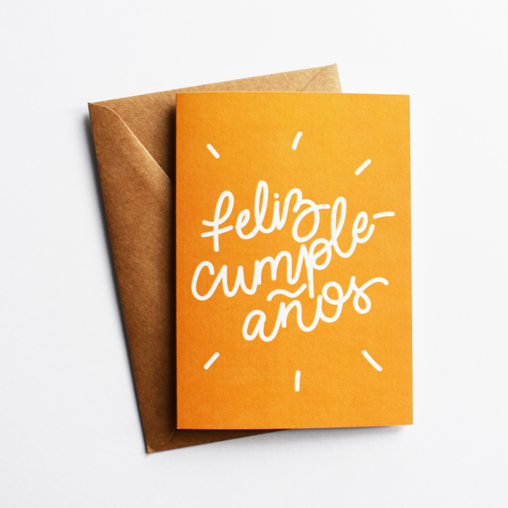 Feliz Cumplea os Birthday Card In Spanish The Language People